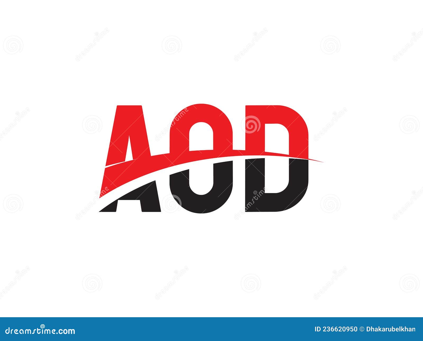 AOD Letter Initial Logo Design Vector Illustration Stock Vector ...