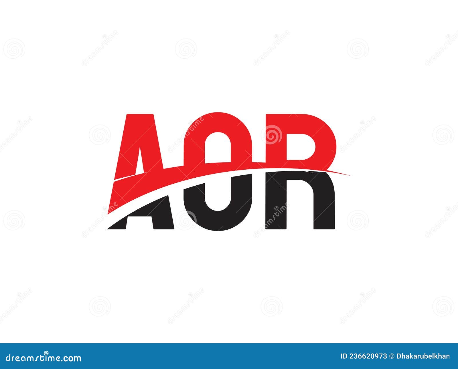 AOR Letter Initial Logo Design Vector Illustration Stock Vector ...