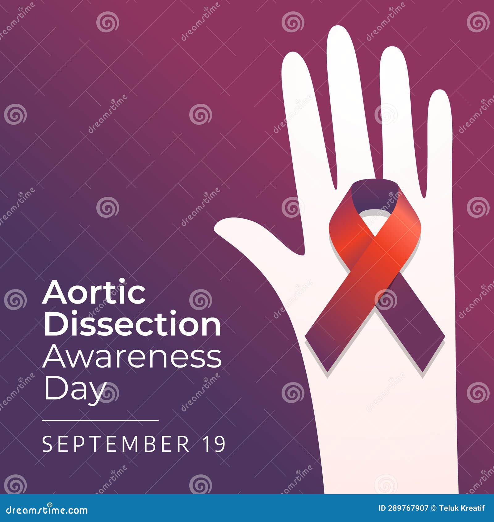 Aortic Dissection Awareness Day Design Template Good for Celebration ...