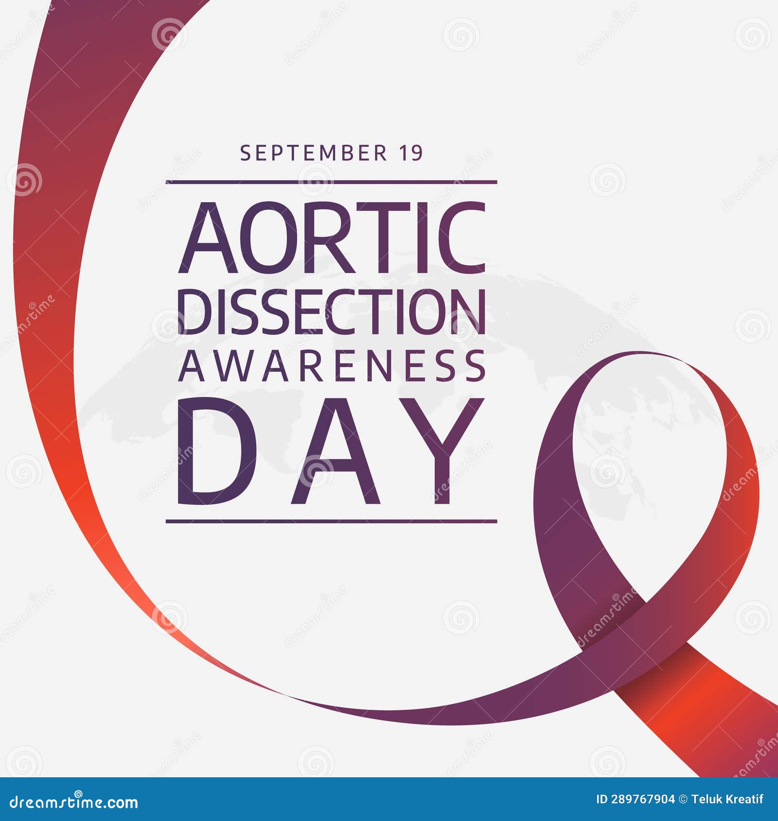 Aortic Dissection Awareness Day Cartoon Vector | CartoonDealer.com ...