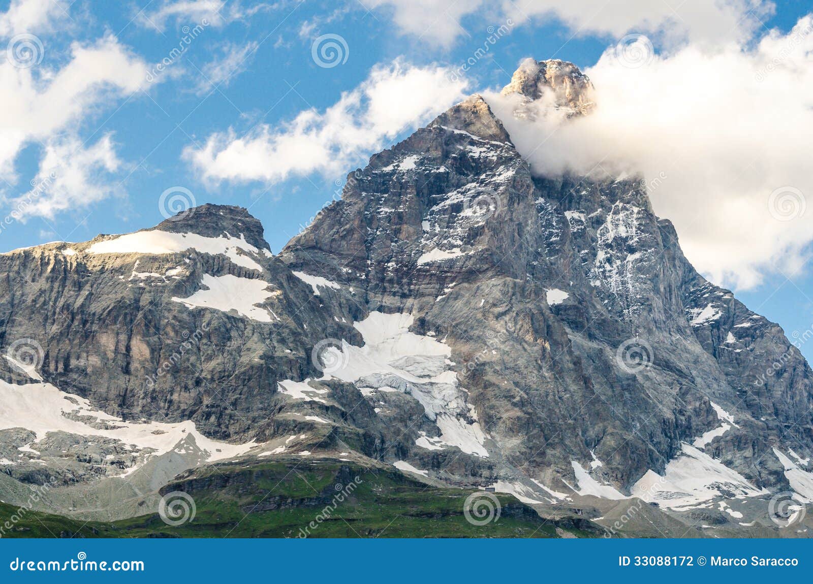 Aosta Valley, Mount Cervino Peak Stock Photo - Image of tourism, nature ...