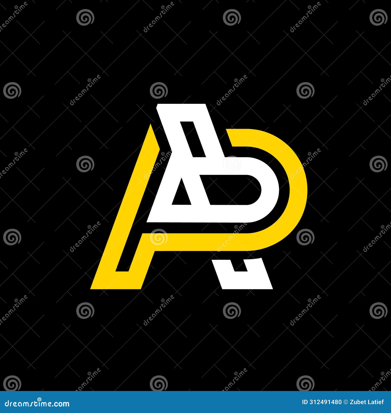 AP Letter Design Vector, Initial Based Alphabet Icon Logo in Editable ...
