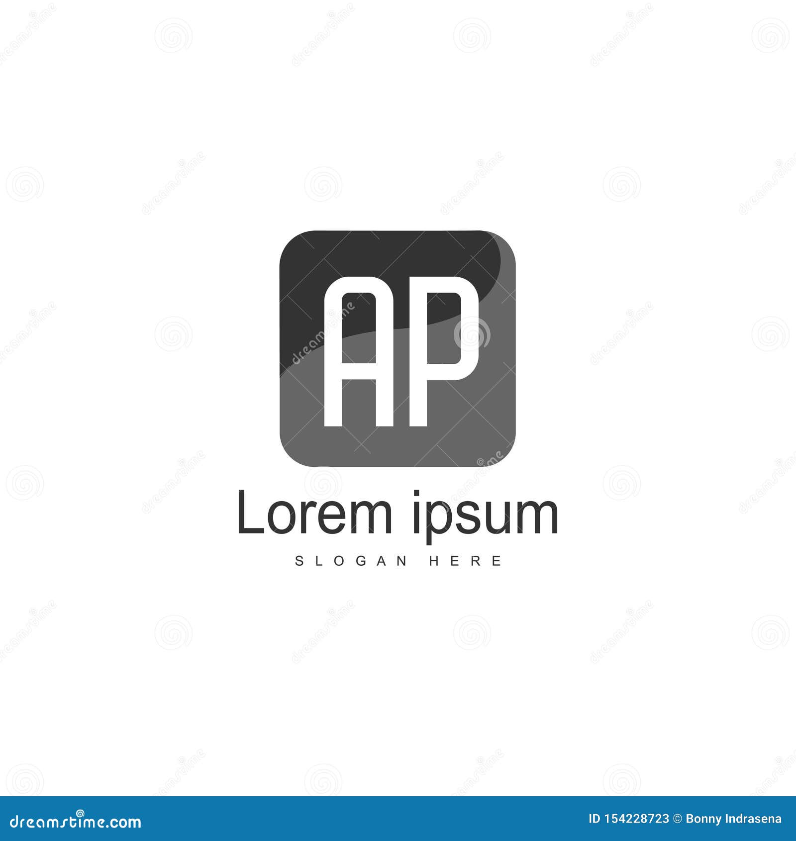 AP Letter Logo Design. Creative Modern AP Letters Icon Illustration ...
