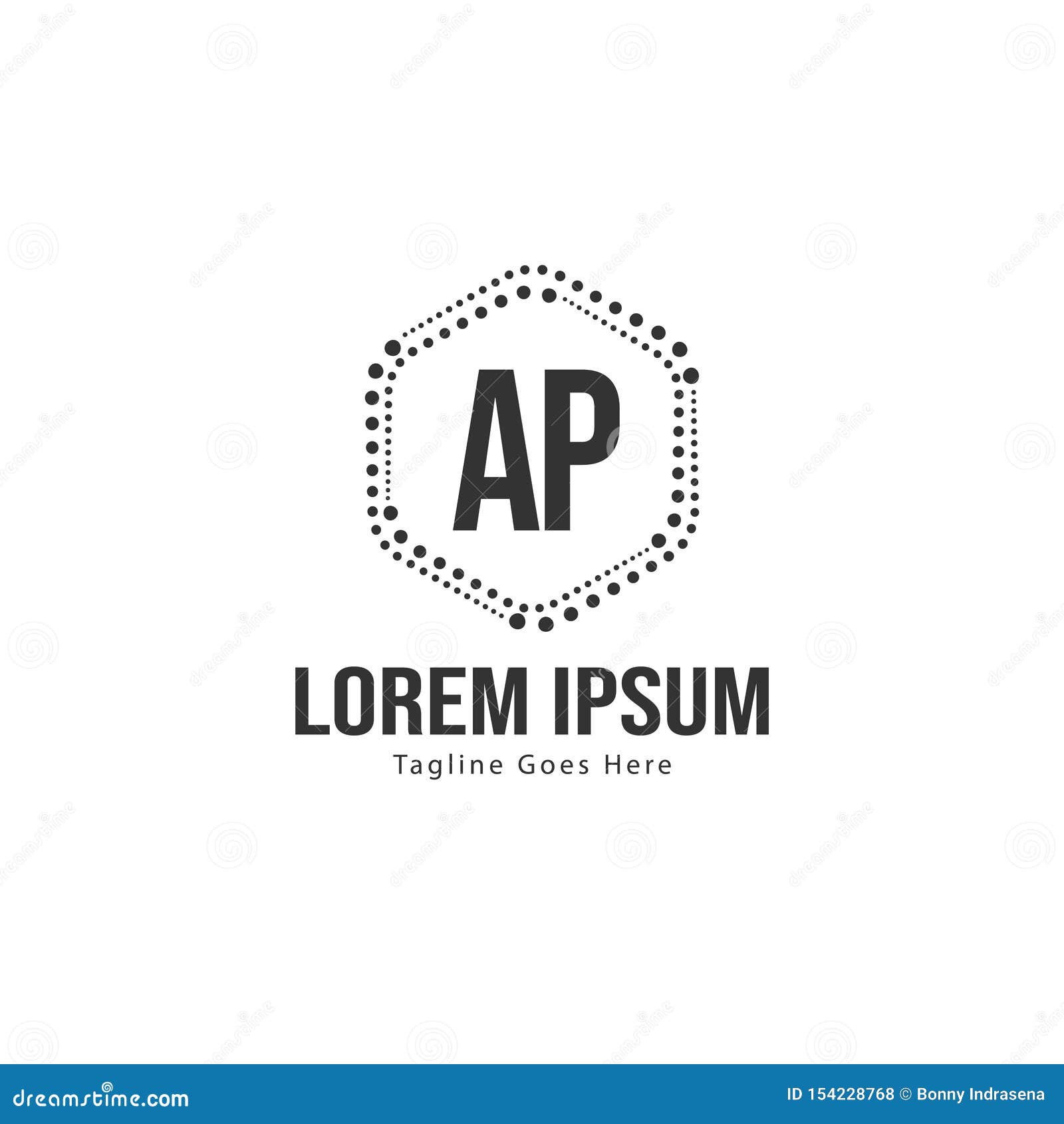 AP Letter Logo Design. Creative Modern AP Letters Icon Illustration ...