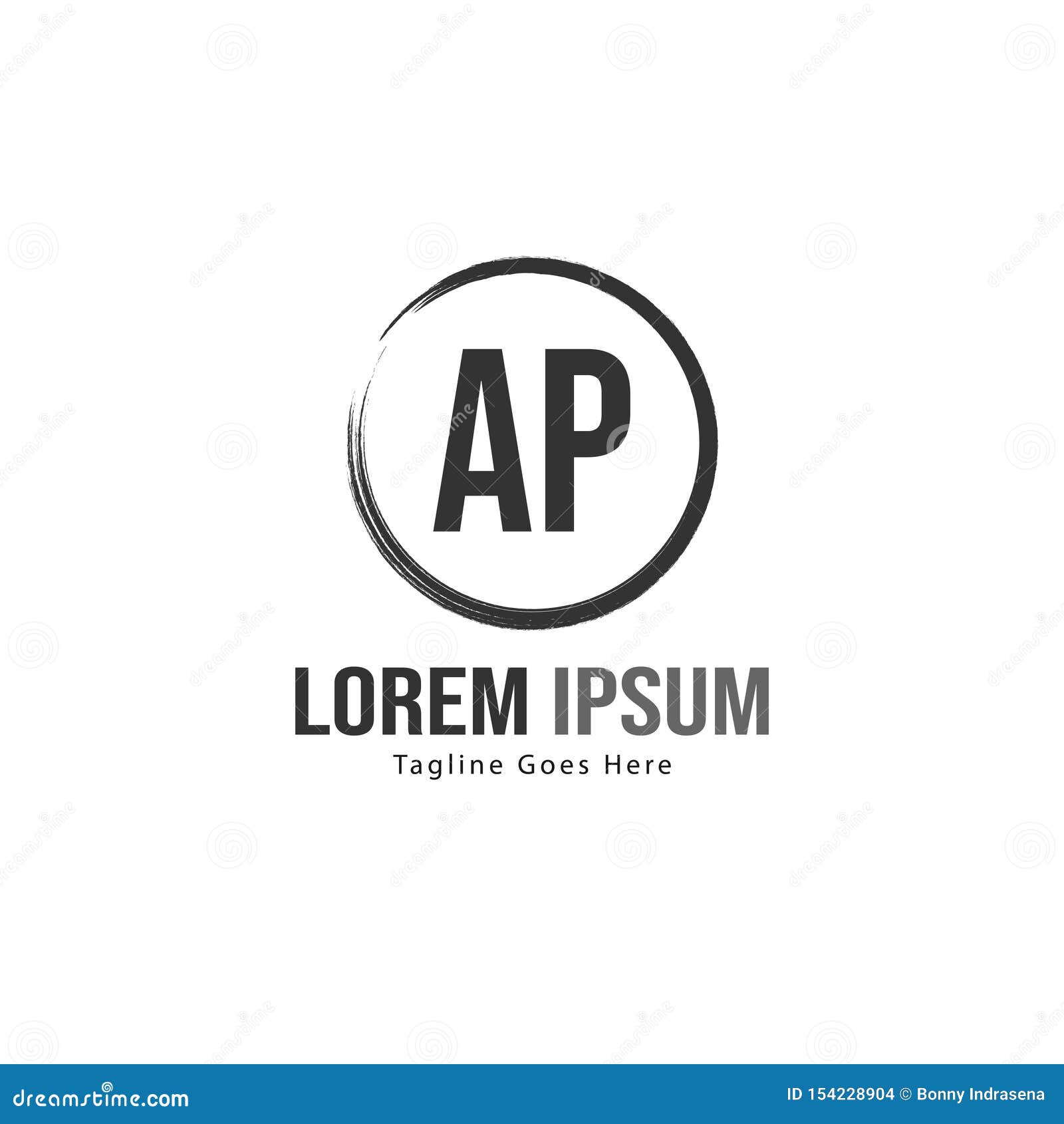 AP Letter Logo Design. Creative Modern AP Letters Icon Illustration ...