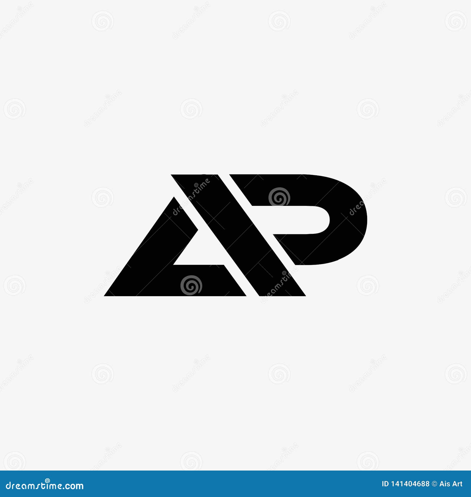 AP Letter Logo Design Vector Stock Vector - Illustration of label ...