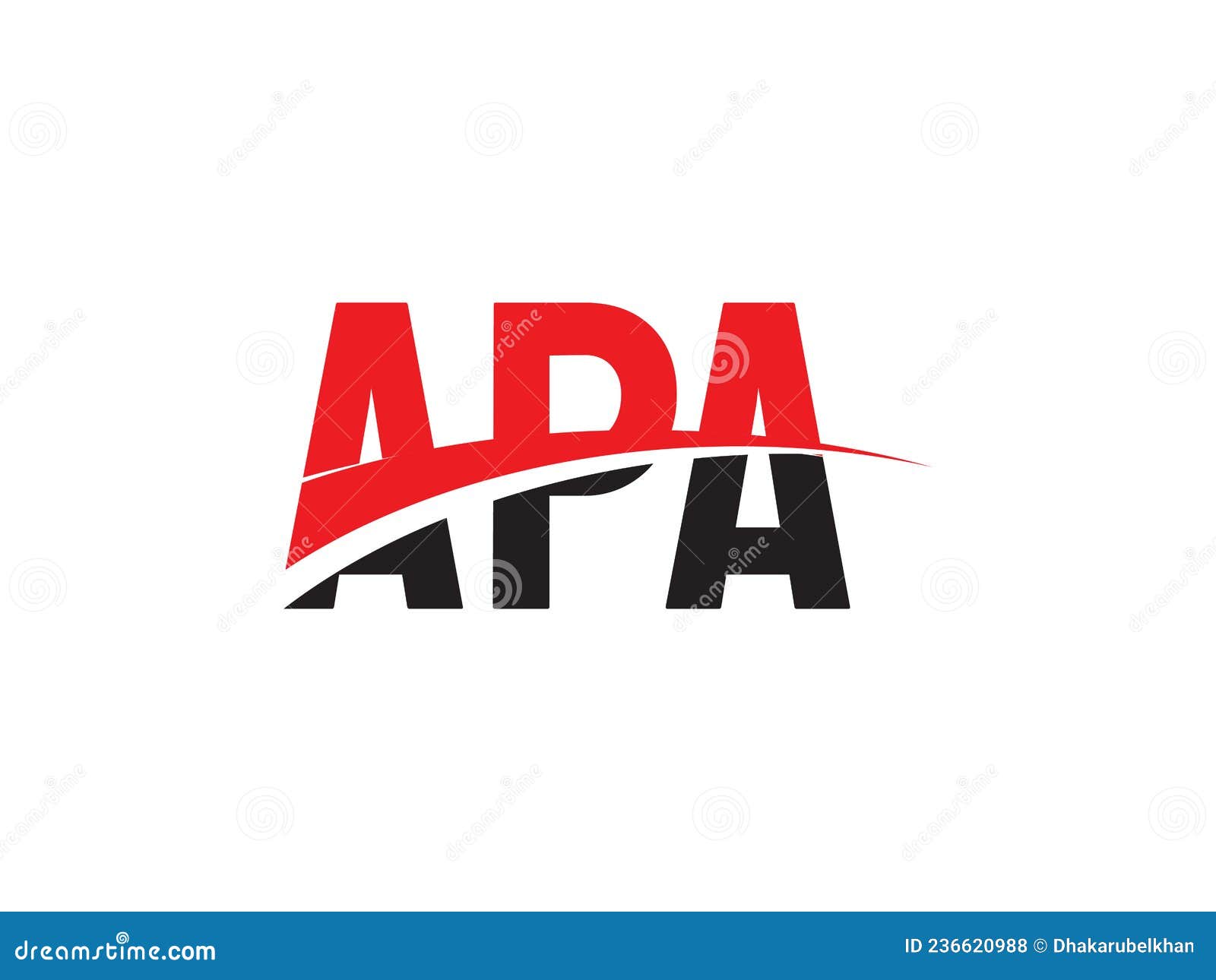 APA Letter Initial Logo Design Vector Illustration Stock Vector ...