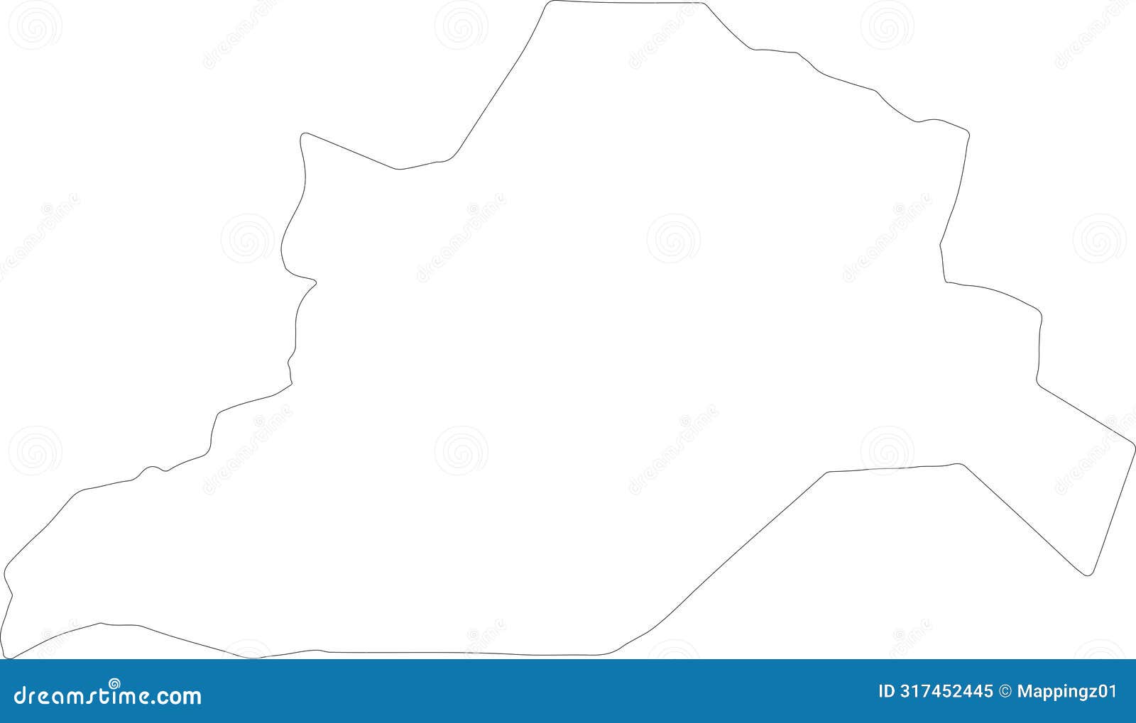 Apac Uganda outline map stock illustration. Illustration of vector ...