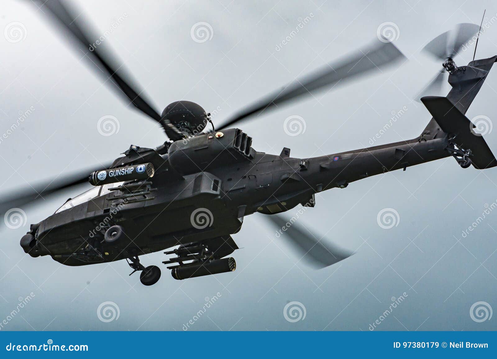 Apache AH 64 Gunship Helicopter Editorial Photo | CartoonDealer.com ...