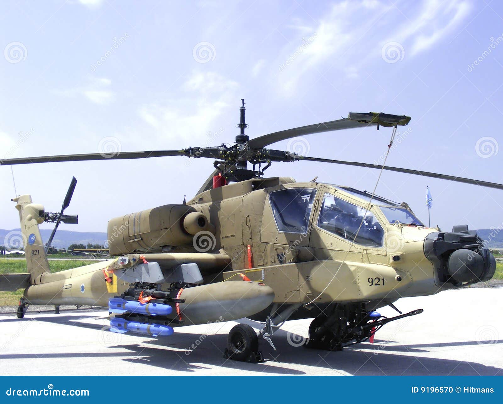 Apache Gunship Helicopter Explosion Stock Photography | CartoonDealer ...