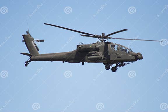 Apache Helicopter in Flight Stock Image - Image of destroy, desert: 337493