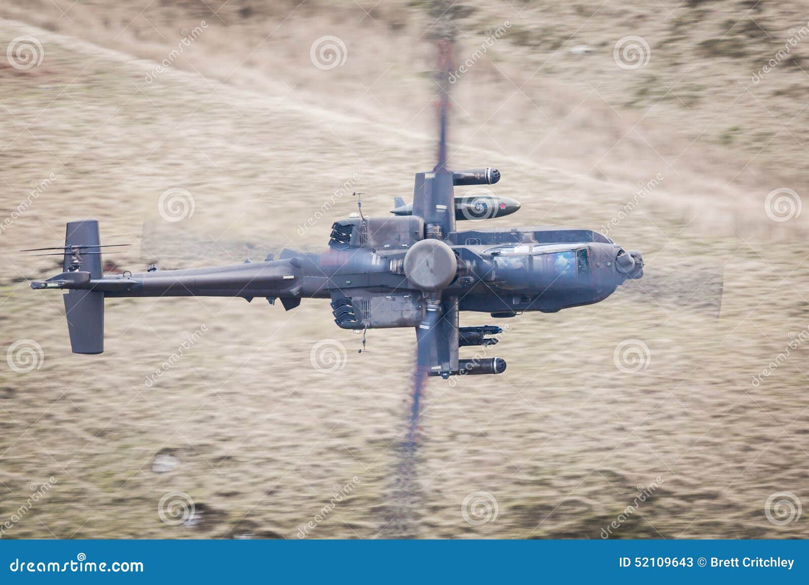 Apache Helicopter in Flight Stock Image - Image of helicopter, weaponry ...