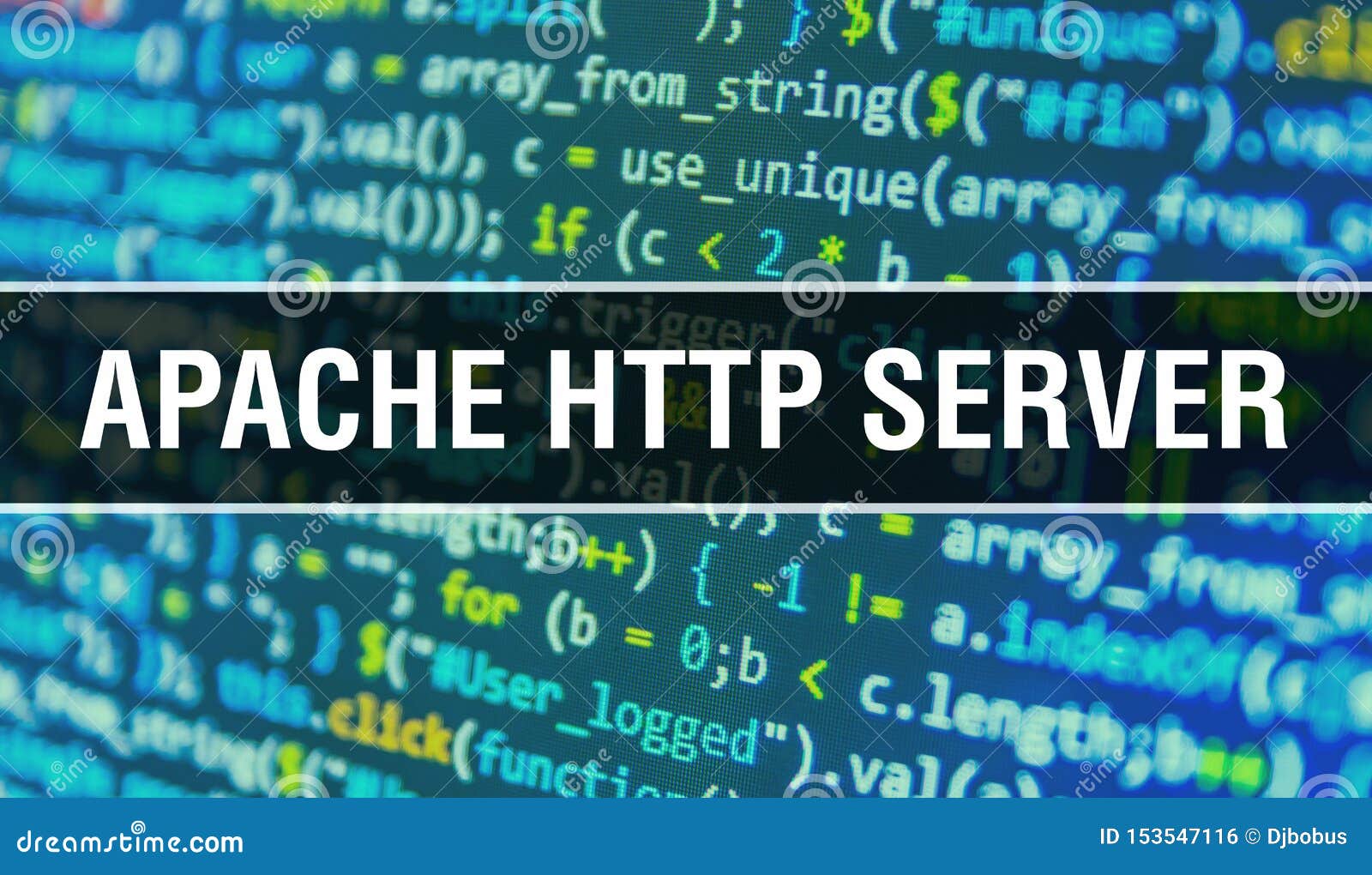 APACHE HTTP SERVER Met Digitale Java-codetekst APACHE HTTP SERVER En ...