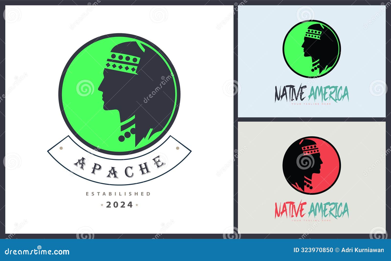 Warriors Of Apache Tribe, Riding Horseback. Armored Native American ...