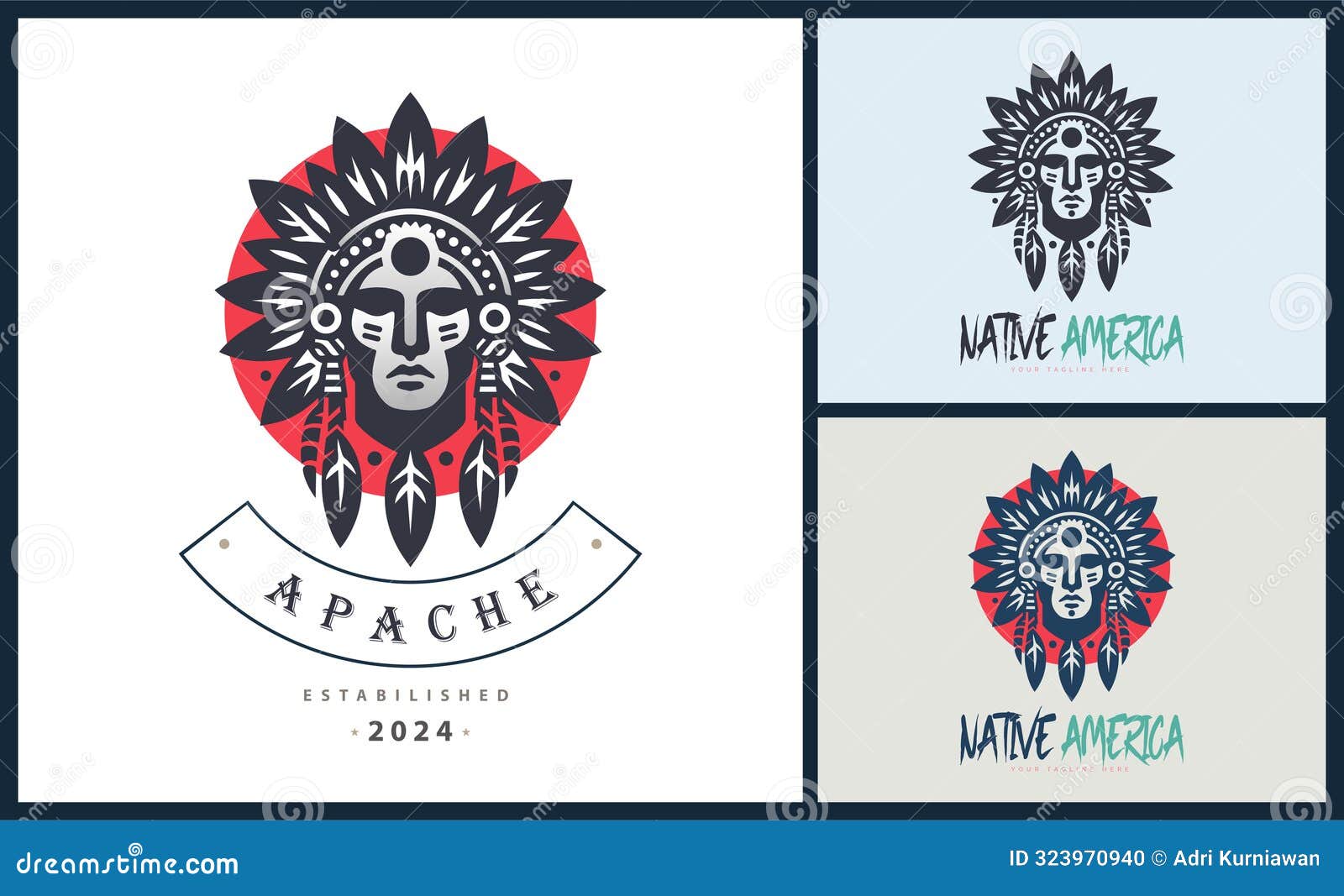 Warriors Of Apache Tribe, Riding Horseback. Armored Native American ...