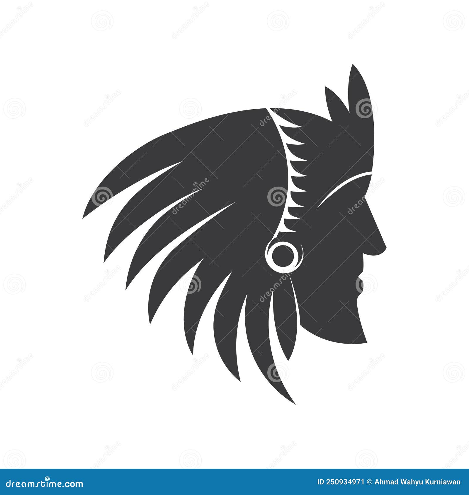 Apache logo vector stock vector. Illustration of portrait - 250934971