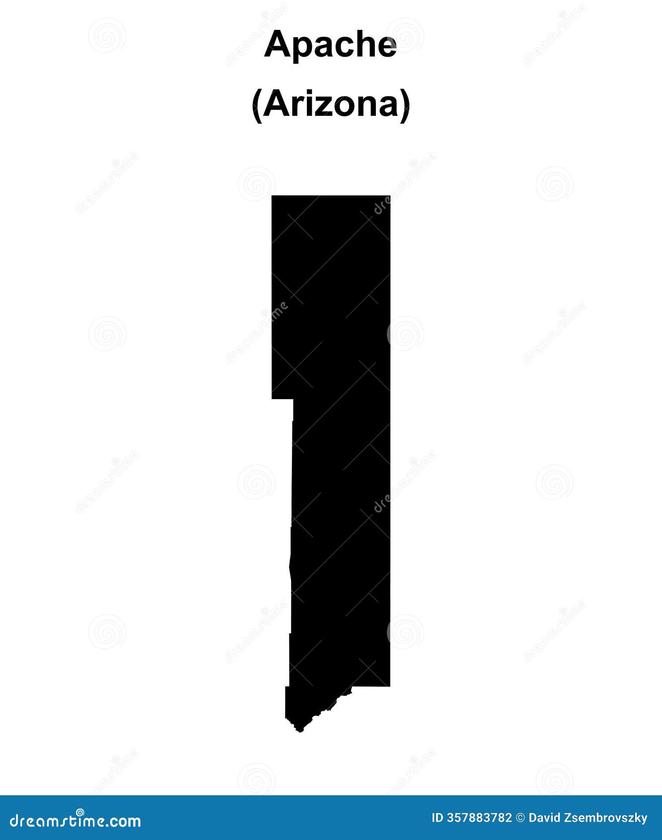 Apache outline map stock vector. Illustration of detailed - 357883782