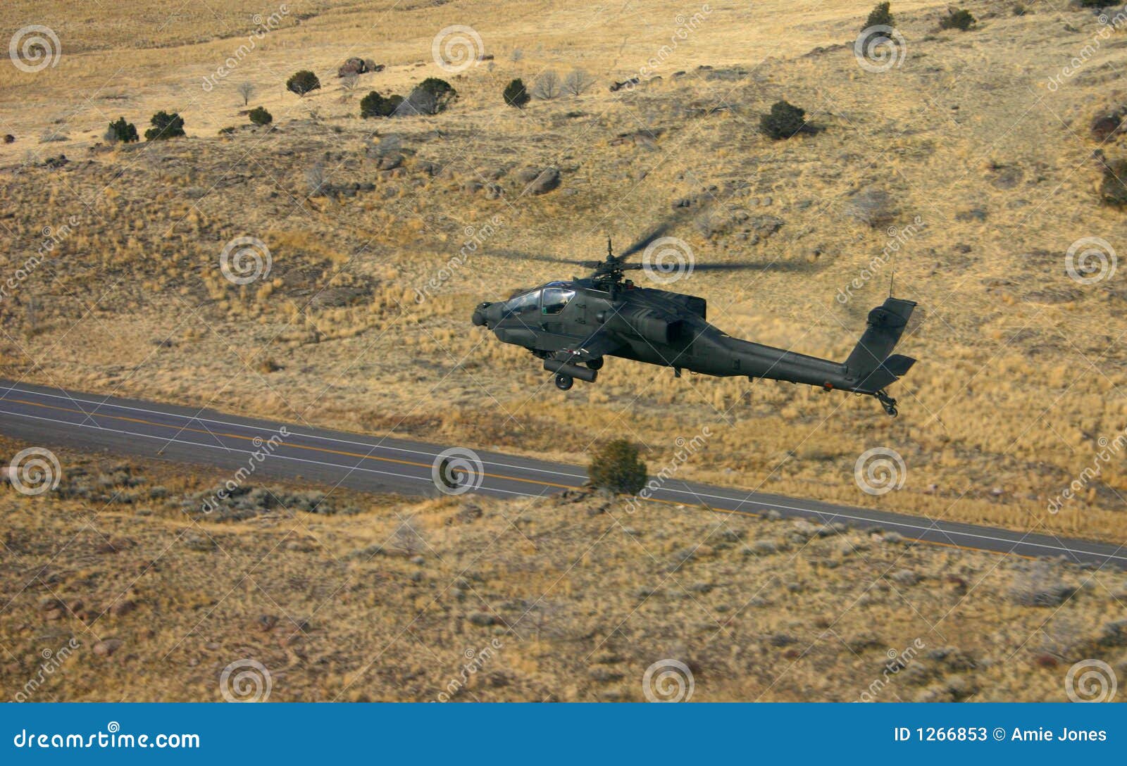 Apache Over Road stock image. Image of apache, flight - 1266853