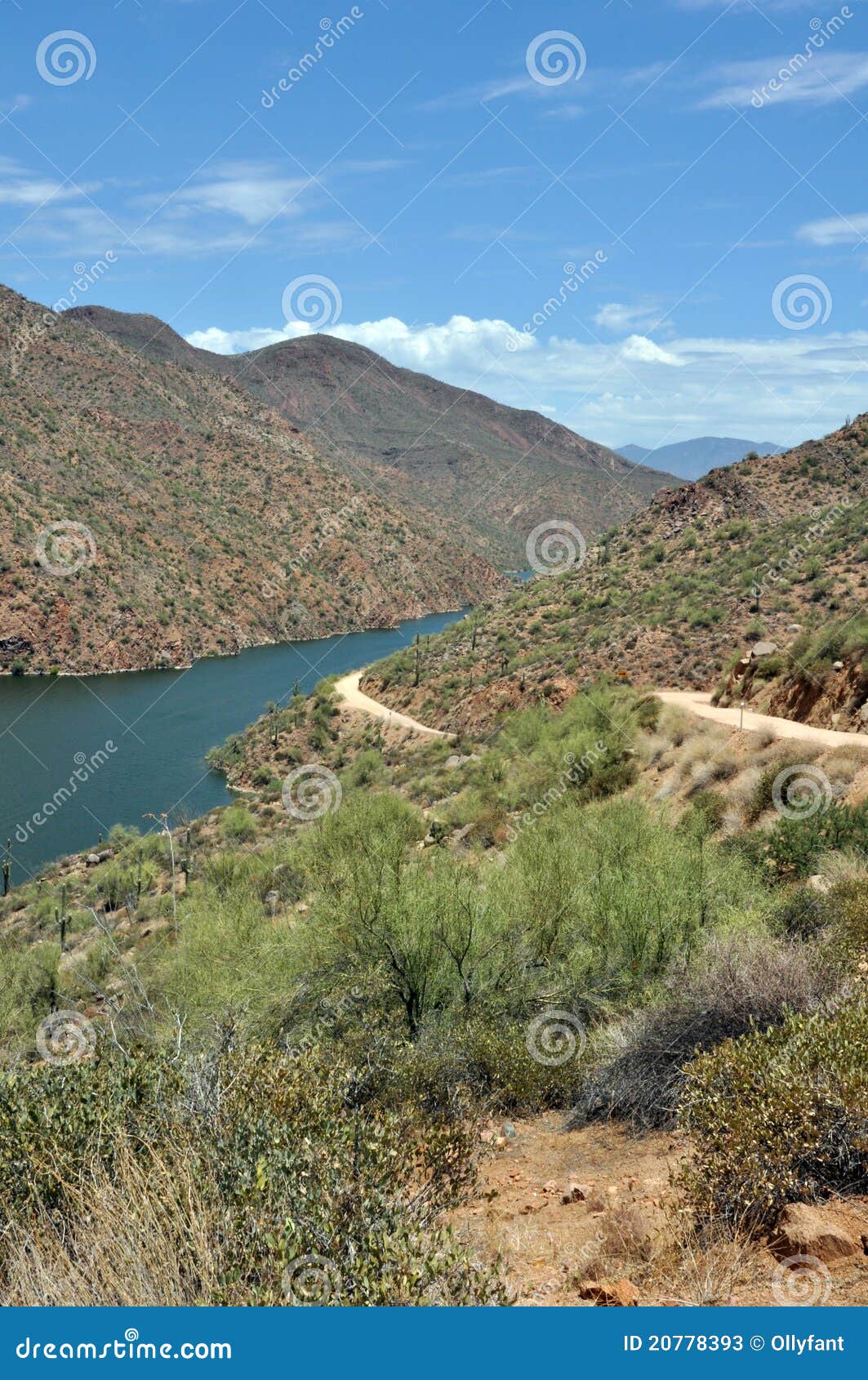 Apache-Spur und See stockbild. Bild von gras, landschaft - 20778393