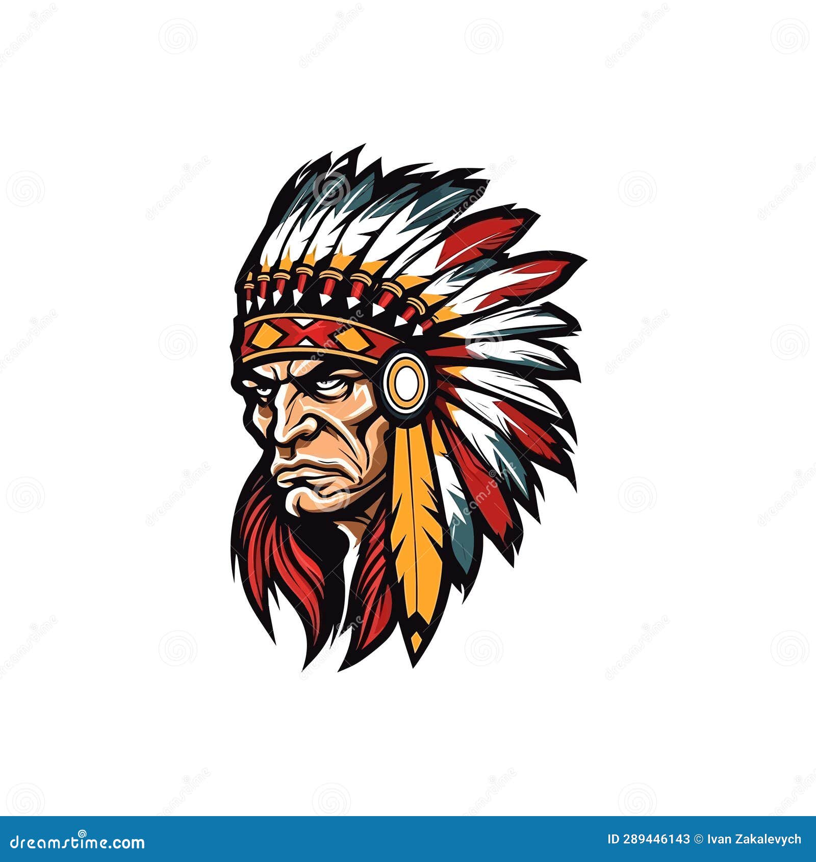 Apache Warrior, Horse Rider On Horseback. Armored Native American ...