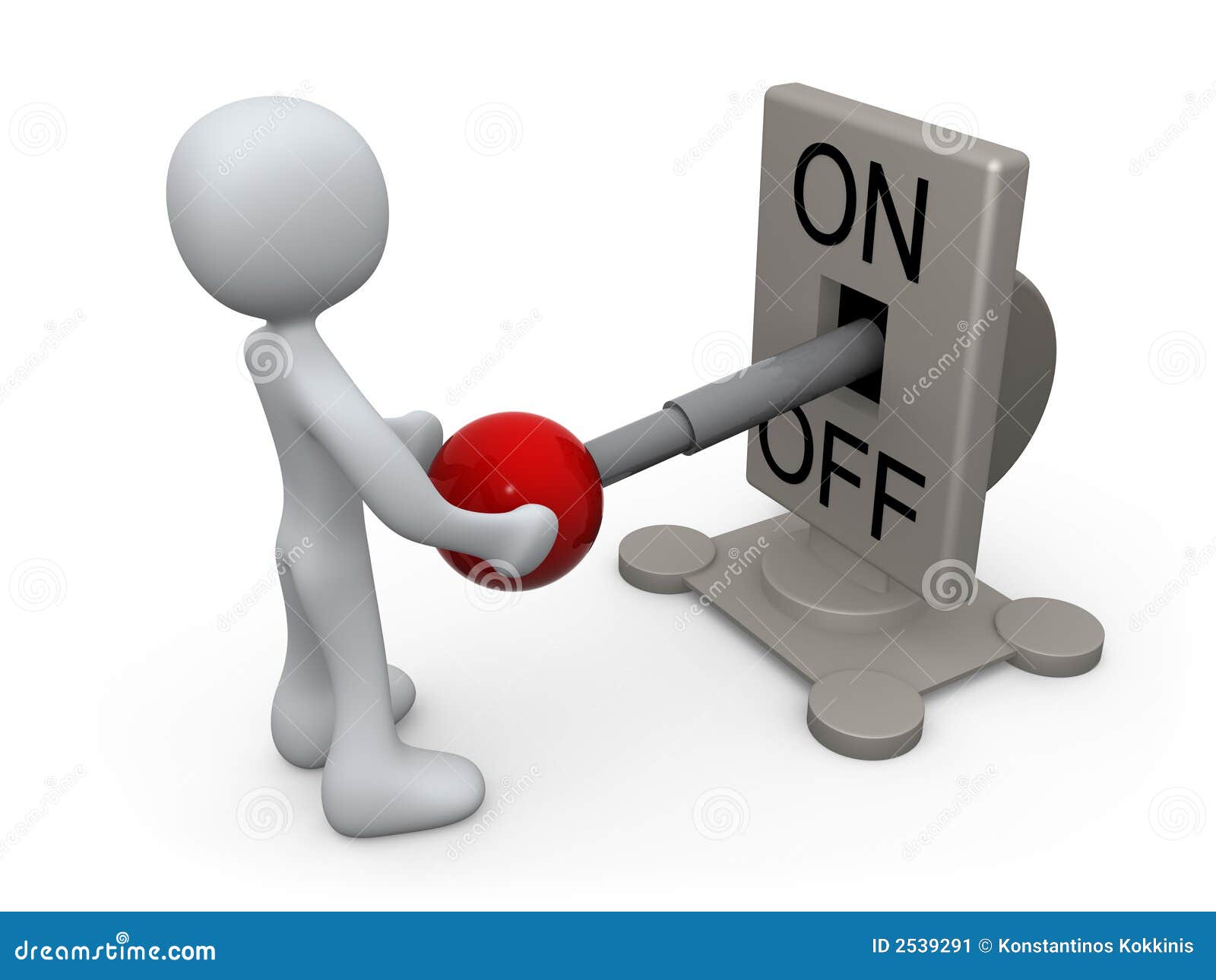 Apagado stock de ilustración. Ilustración de final, potencia - 2539291