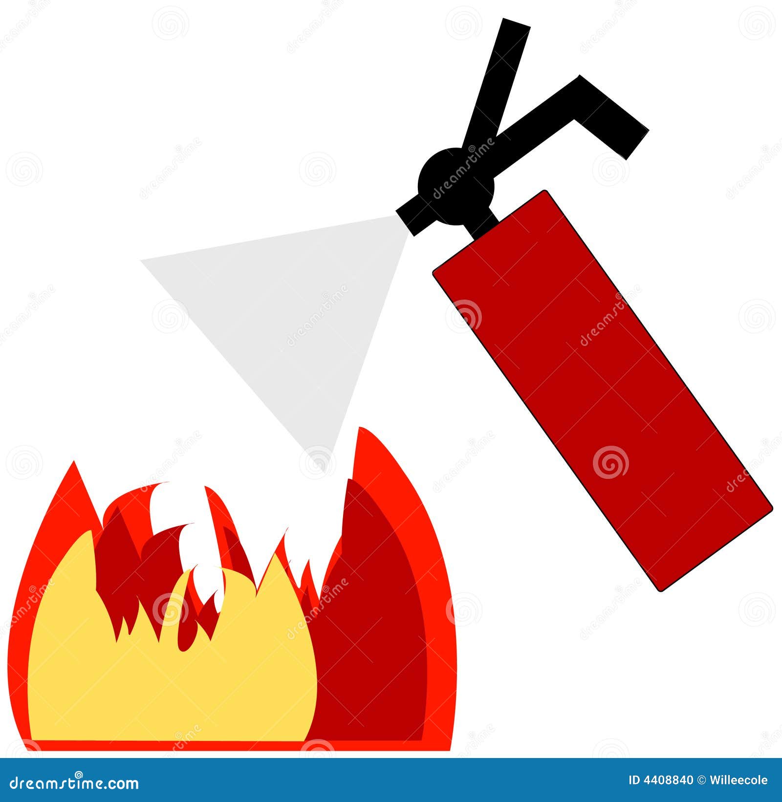 Apagar el fuego ilustración del vector. Ilustración de bombero - 4408840 Apagar el fuego ilustración del vector. Ilustración de bombero - 4408840