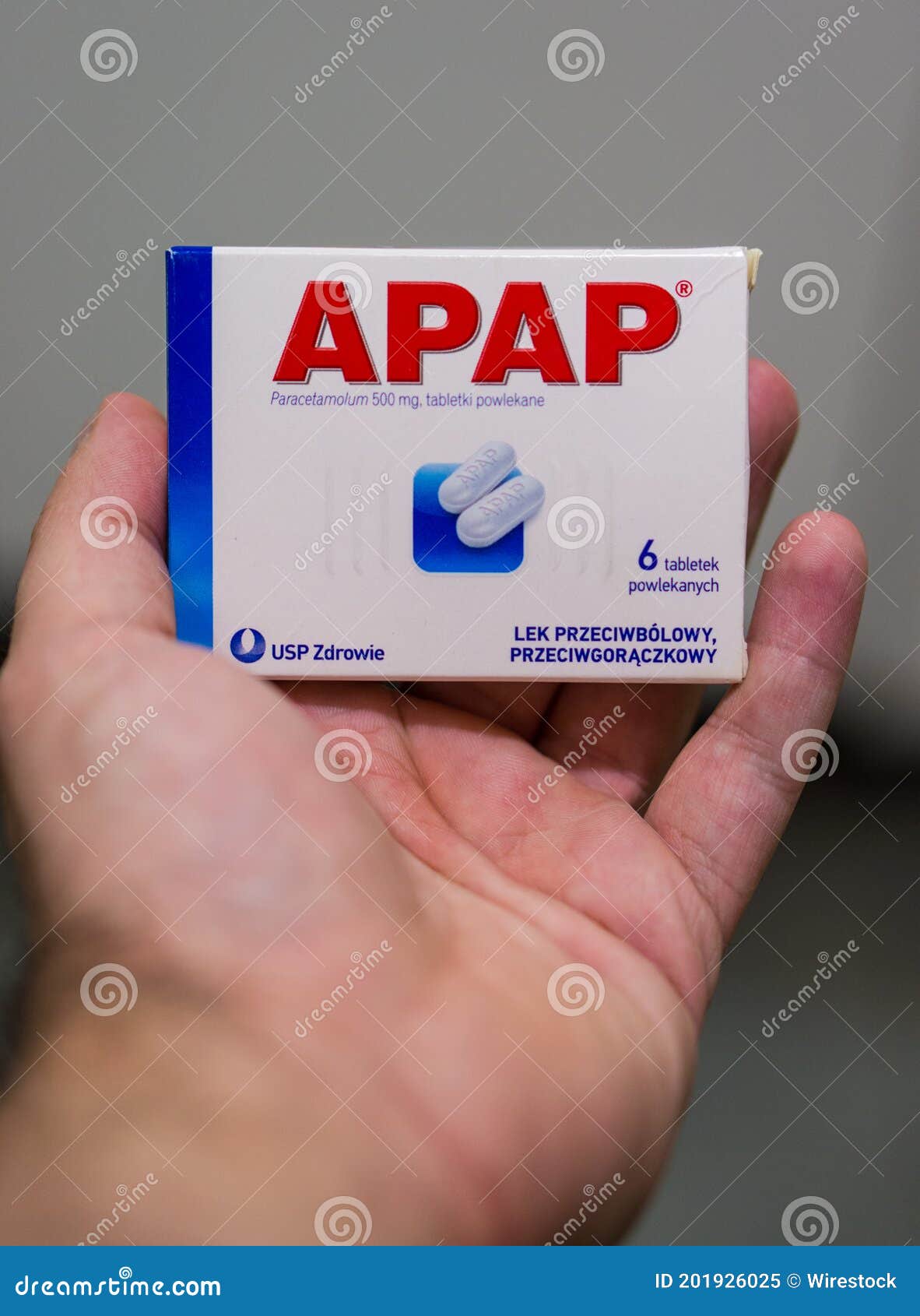 Apap Pain Killer Pills in a Hand Editorial Image - Image of product ...