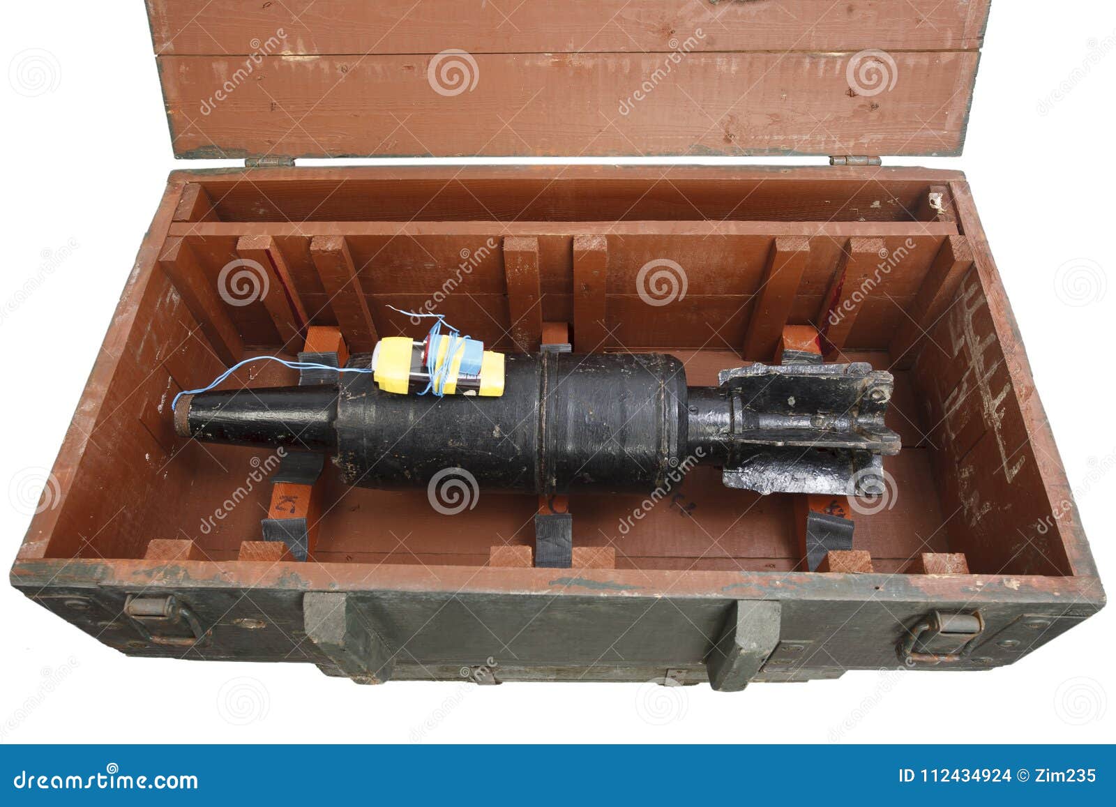 Aparato Explosivo Improvisado IED Del Proyectil Del Tanque Foto de ...