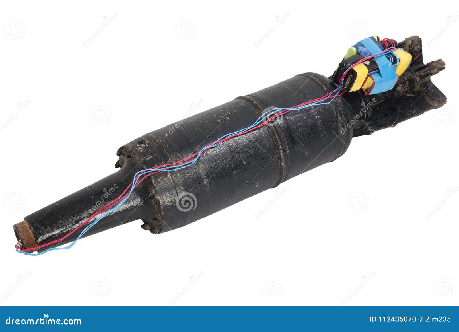 Aparato Explosivo Improvisado IED Del Proyectil Del Tanque Foto de ...