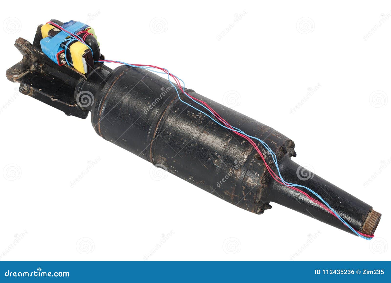 Aparato Explosivo Improvisado IED Del Proyectil Del Tanque Foto de ...