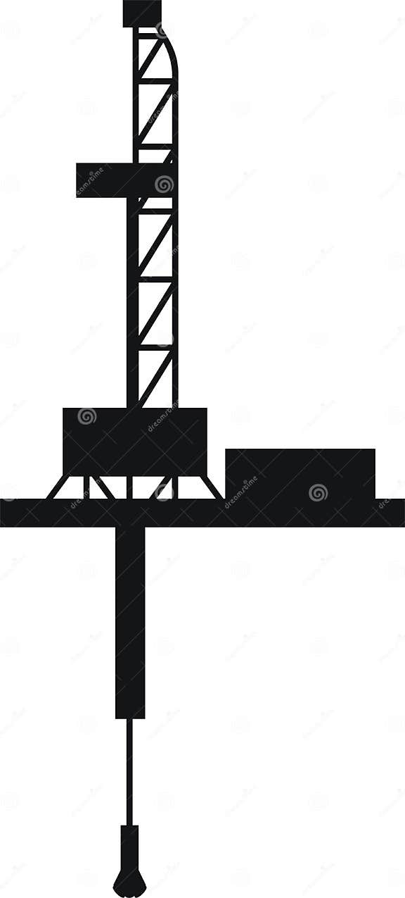 Aparejo de Driling stock de ilustración. Ilustración de equipo - 74366274