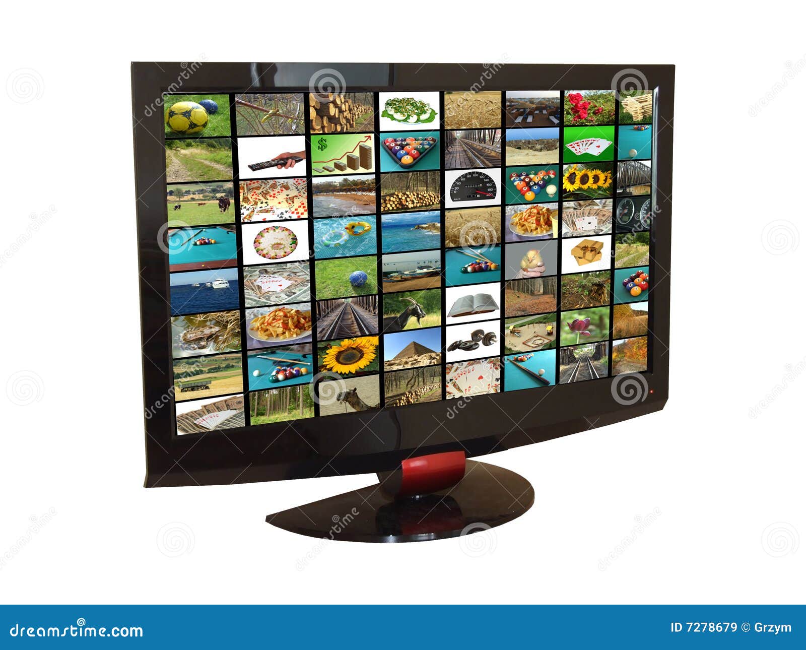 Aparelho de televisão imagem de stock. Imagem de estiloso - 7278679