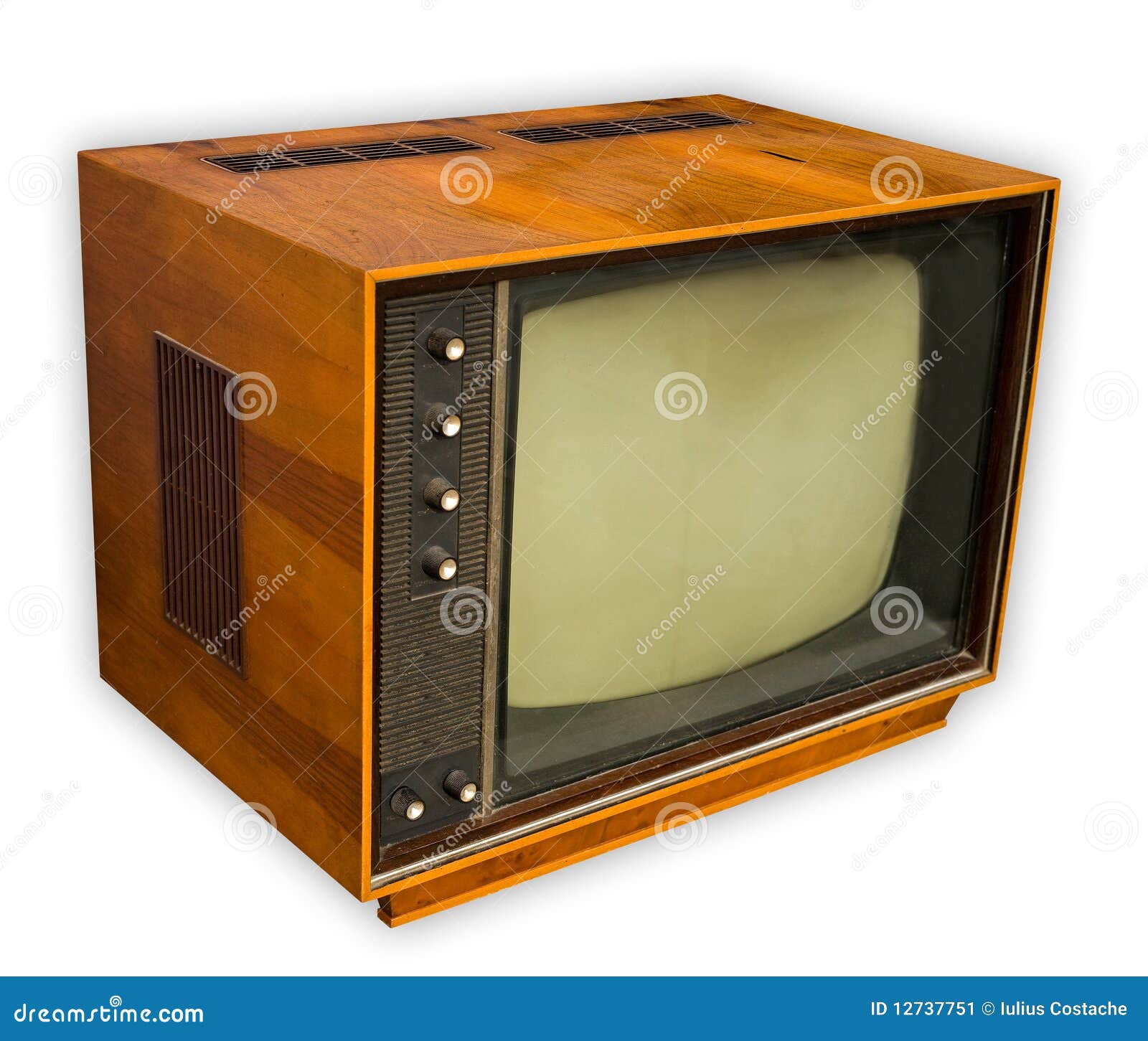 Aparelho De Televisão Do Vintage Imagem de Stock - Imagem de jogo ...