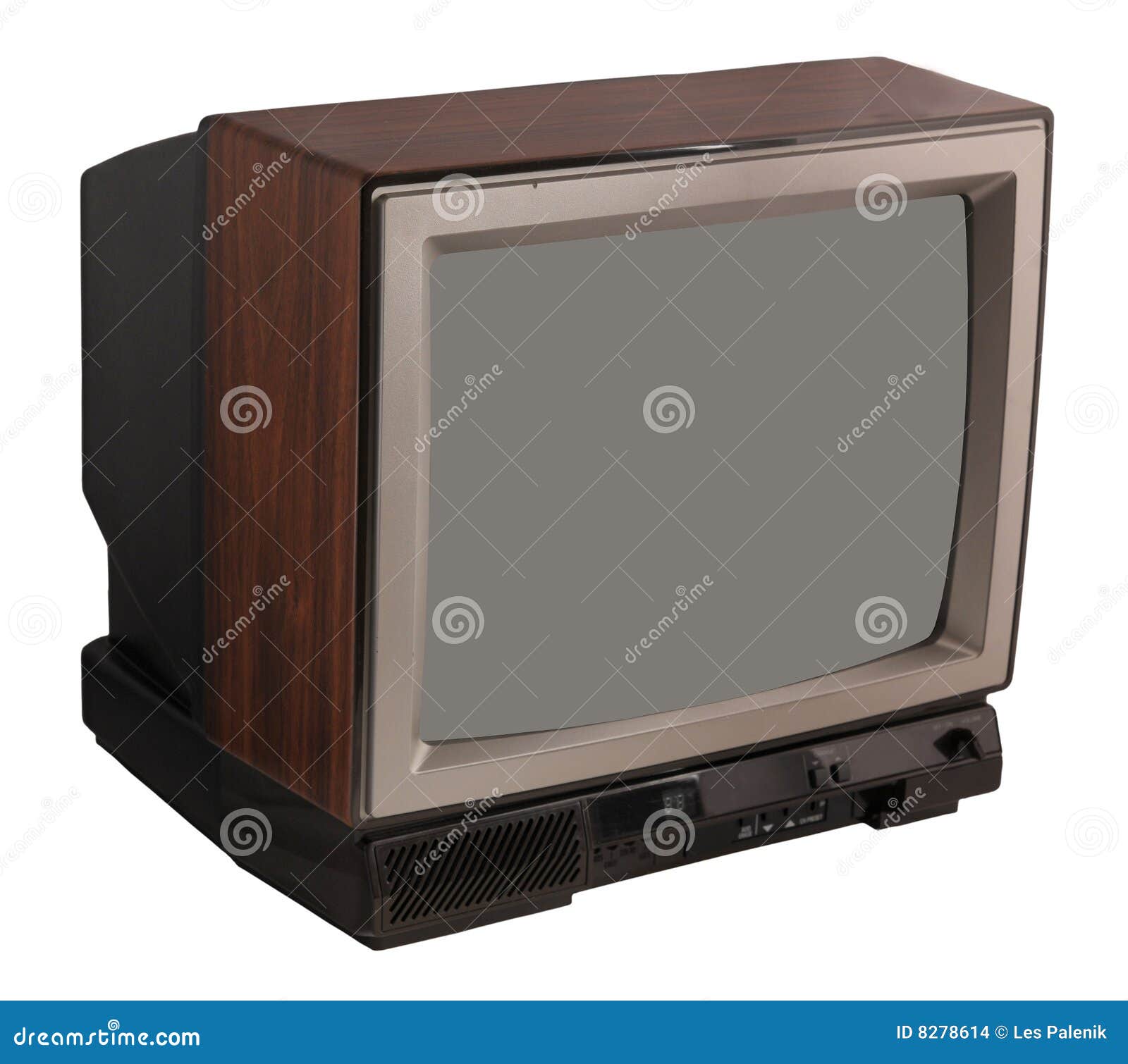 Aparelho De Televisão Do Vintage Foto de Stock - Imagem de preto ...