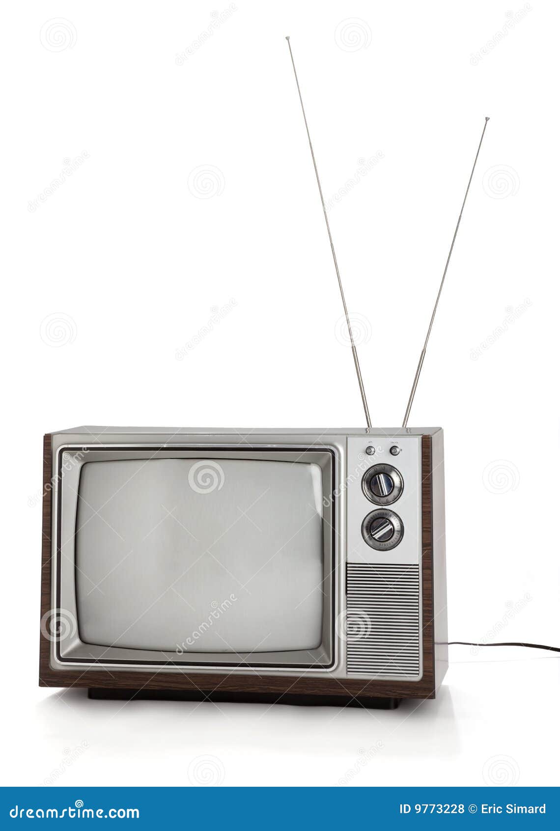 Aparelho De Televisão Retro Foto de Stock - Imagem de casa, antena: 9773228