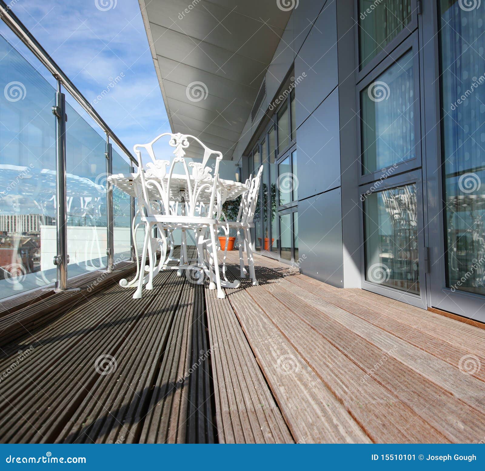 Apartment Balcony stock image. Image of elevated, balcony - 15510101