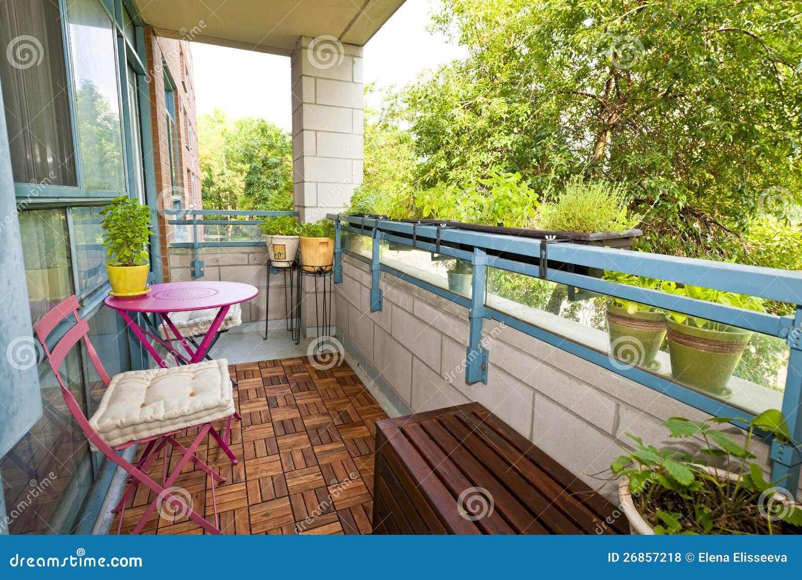 Apartment balcony stock photo. Image of luxury, building - 26857218