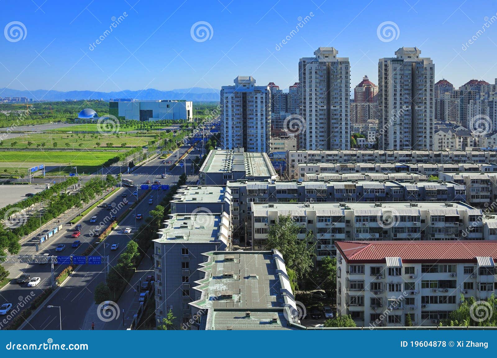 Apartment,Beijing Skyline,China Stock Photo - Image of construction ...