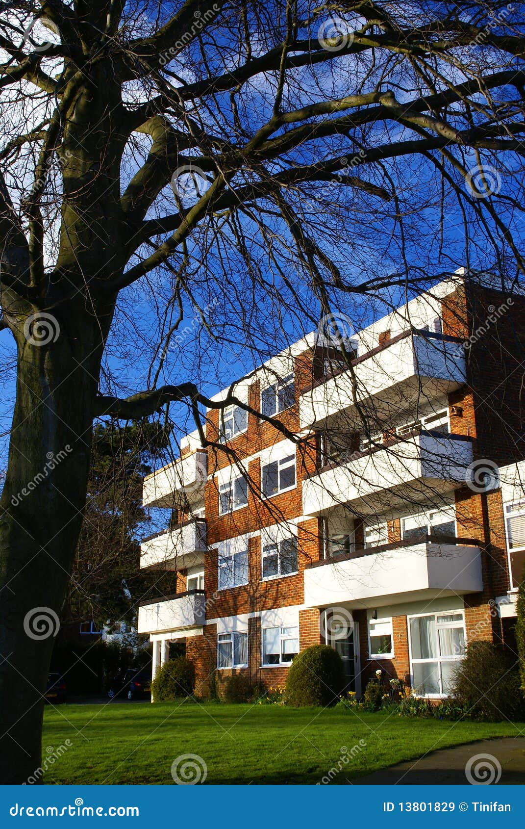 Apartment block 1 stock image. Image of exterior, block - 13801829