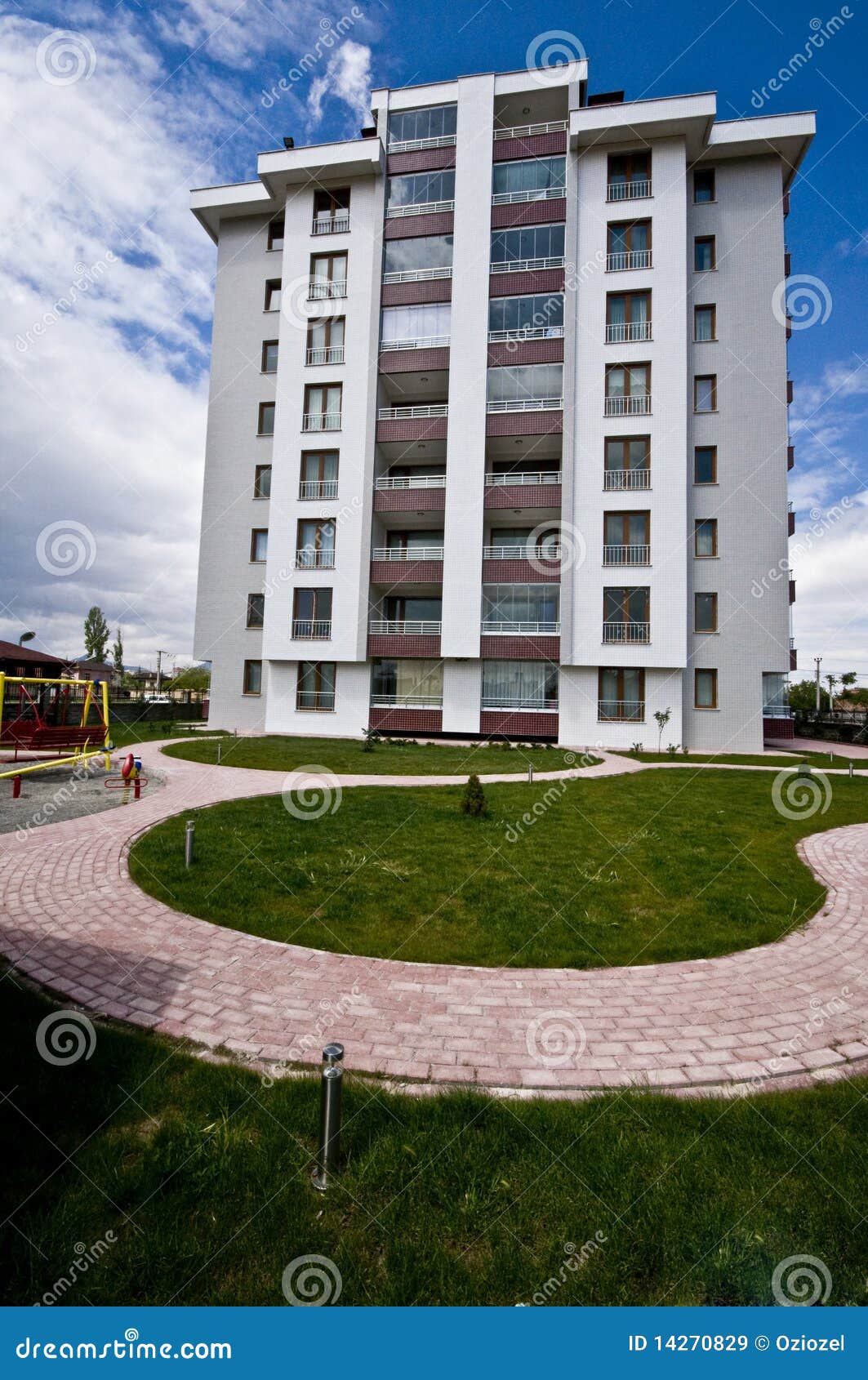 Apartment Block stock image. Image of house, community - 14270829