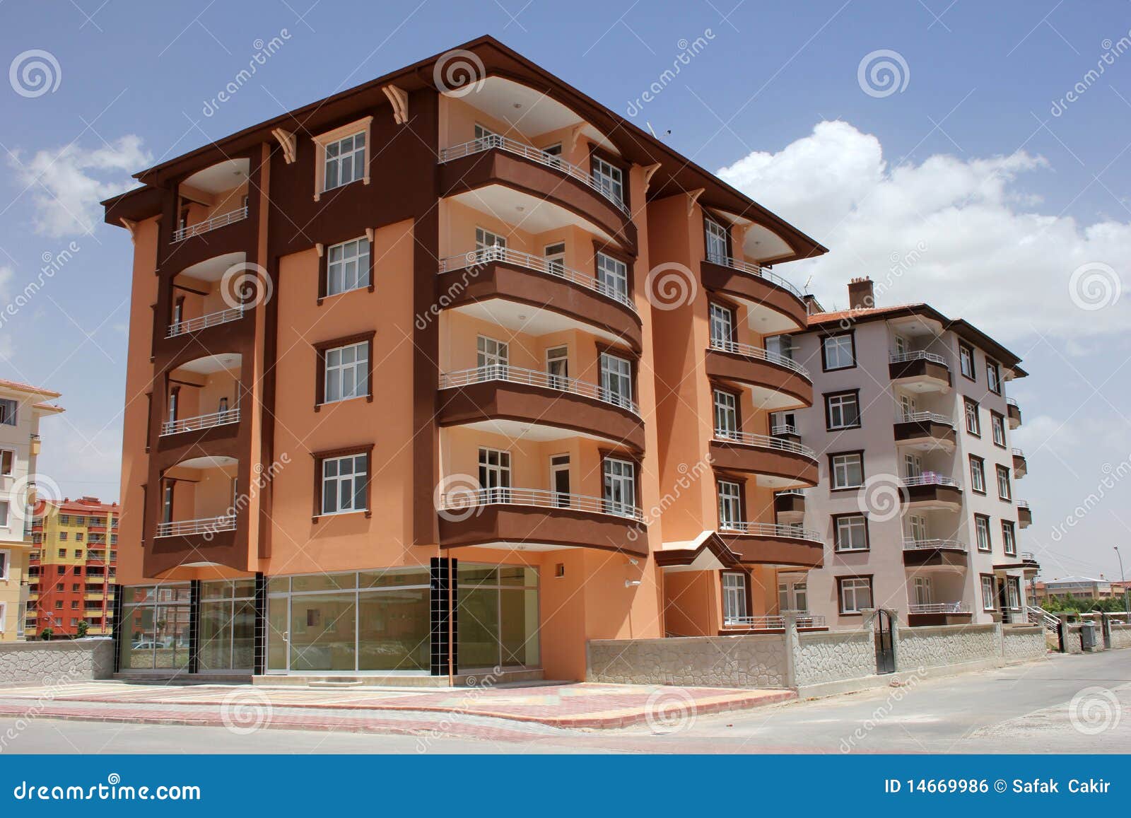 Apartment block stock photo. Image of apartments, construct - 14669986