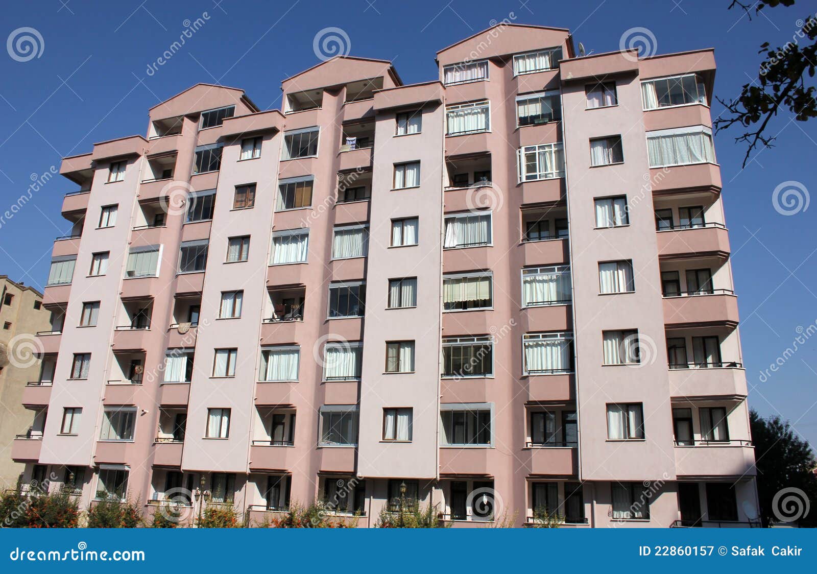 Apartment block stock image. Image of apartment, city - 22860157