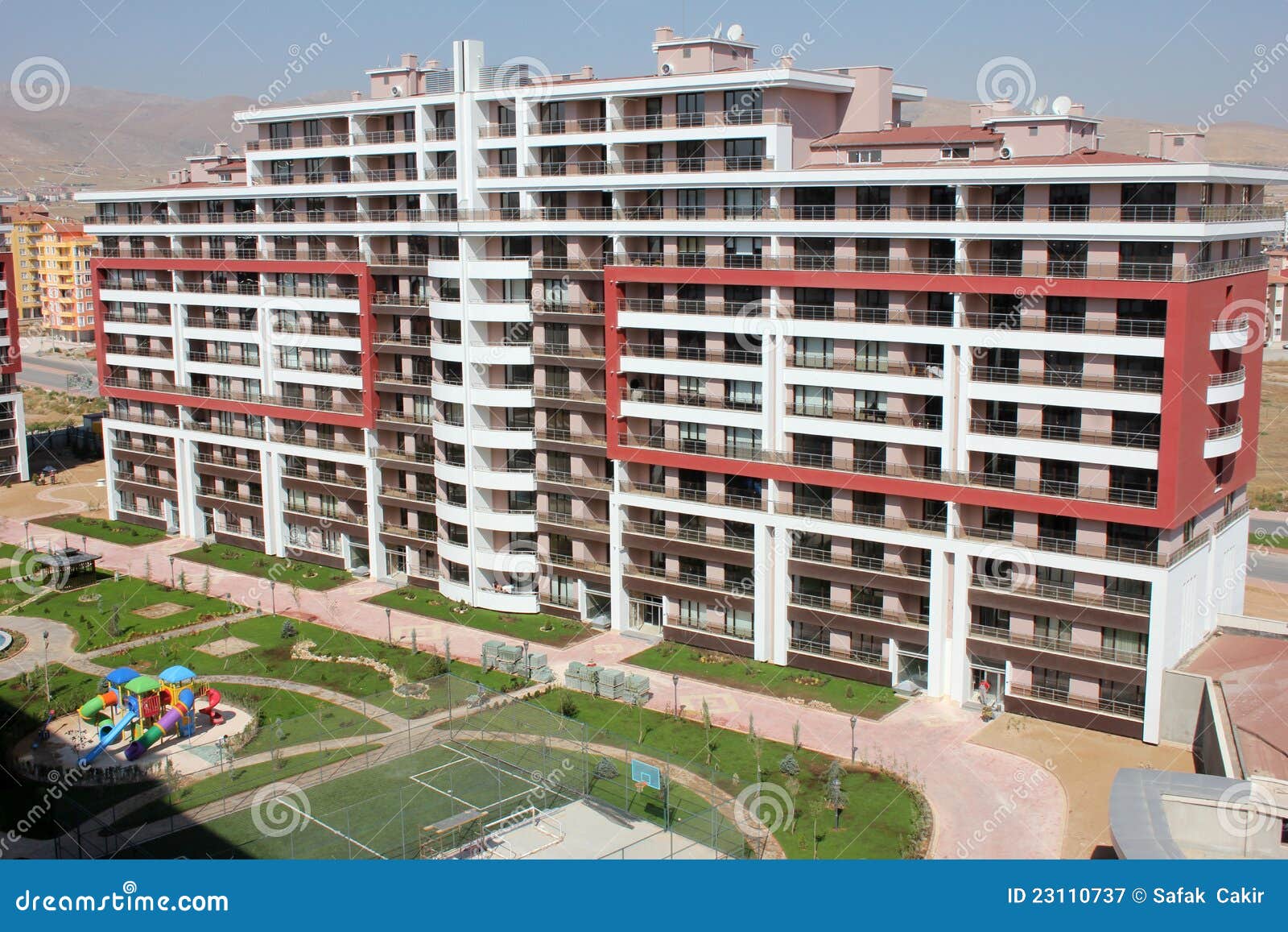 Apartment block stock image. Image of dwelling, building - 23110737