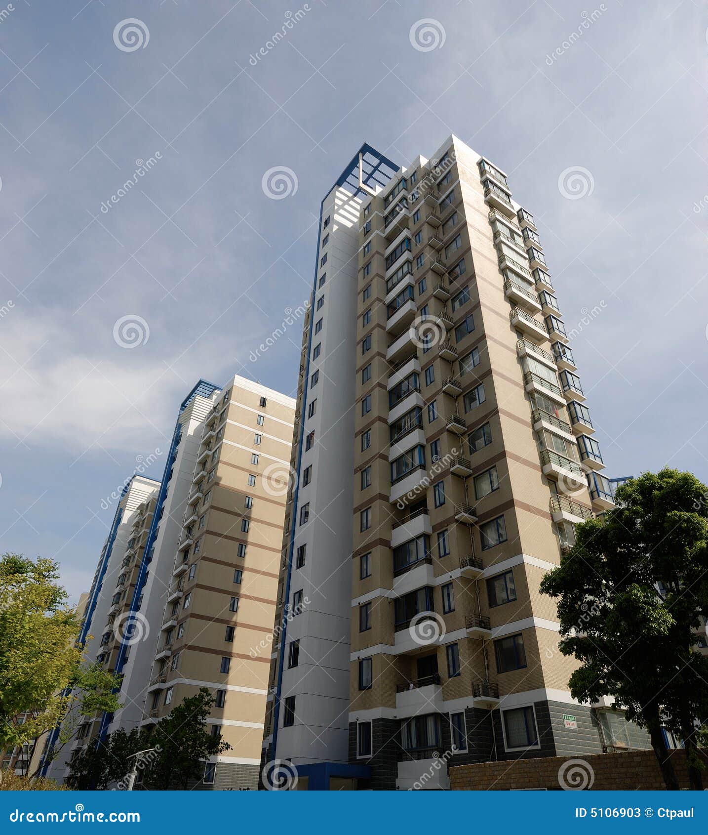 Apartment block stock image. Image of flat, build, apartment - 5106903