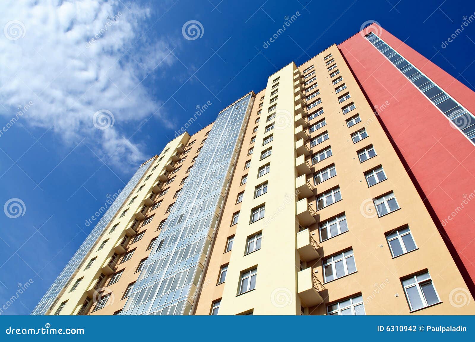 Apartment block stock photo. Image of flats, estate, architecture - 6310942