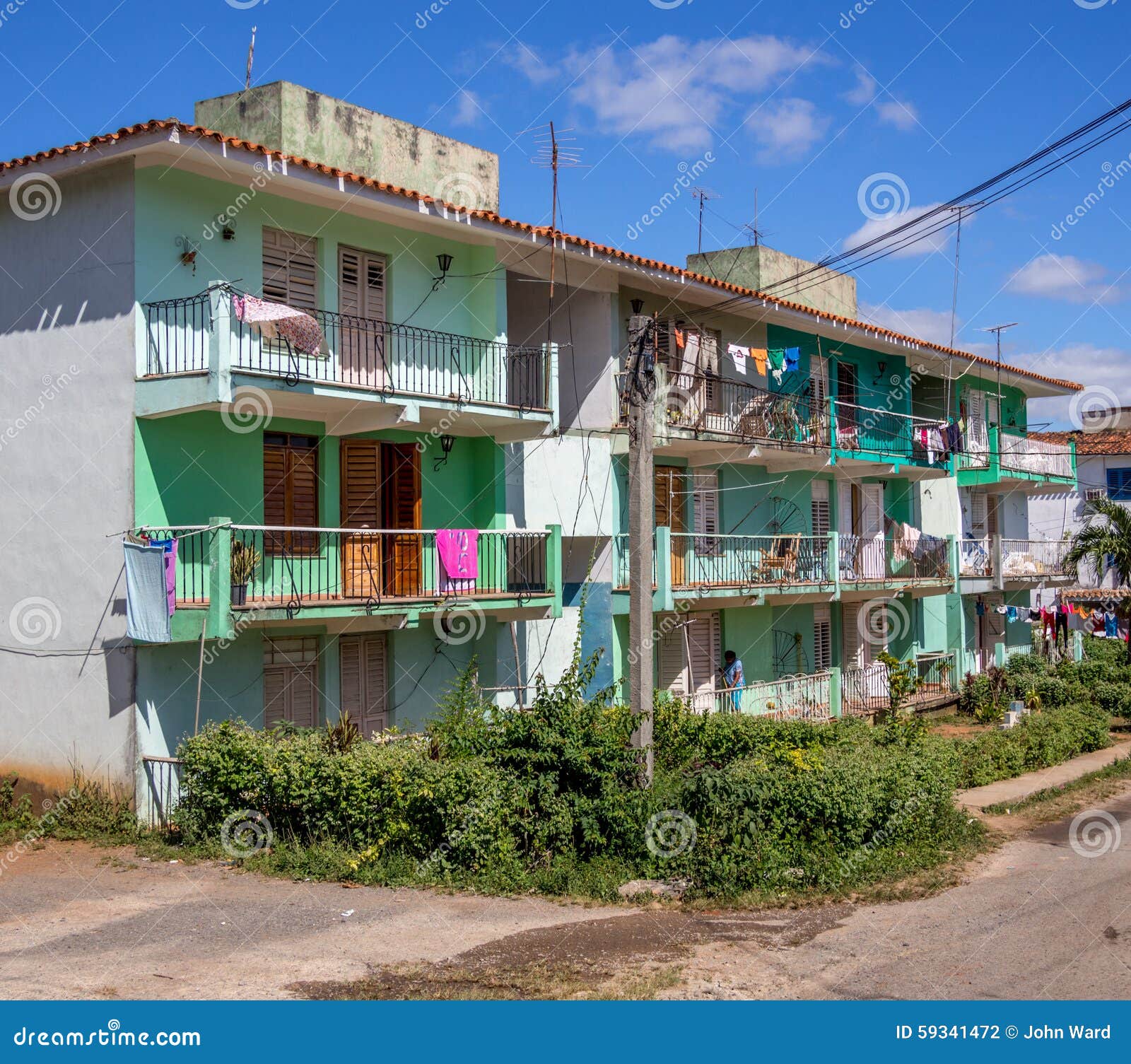 Apartment Block in Vinales Cuba Editorial Photography - Image of ...