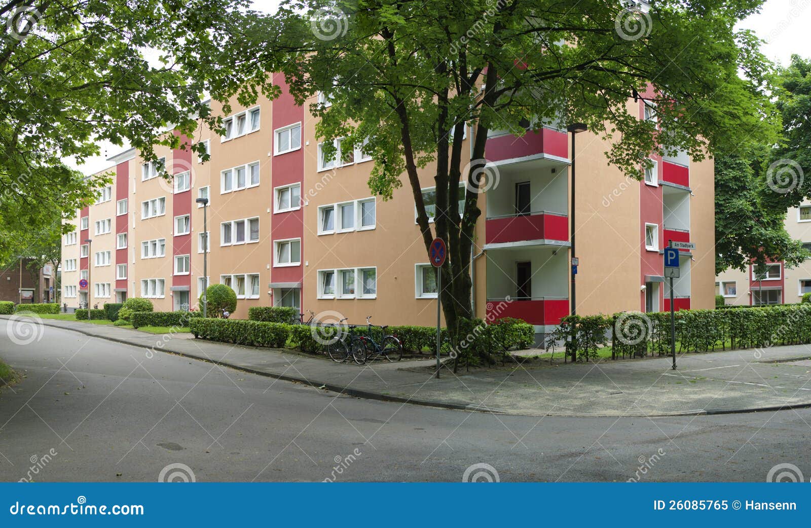 Apartment blocks stock image. Image of contemporary, community - 26085765