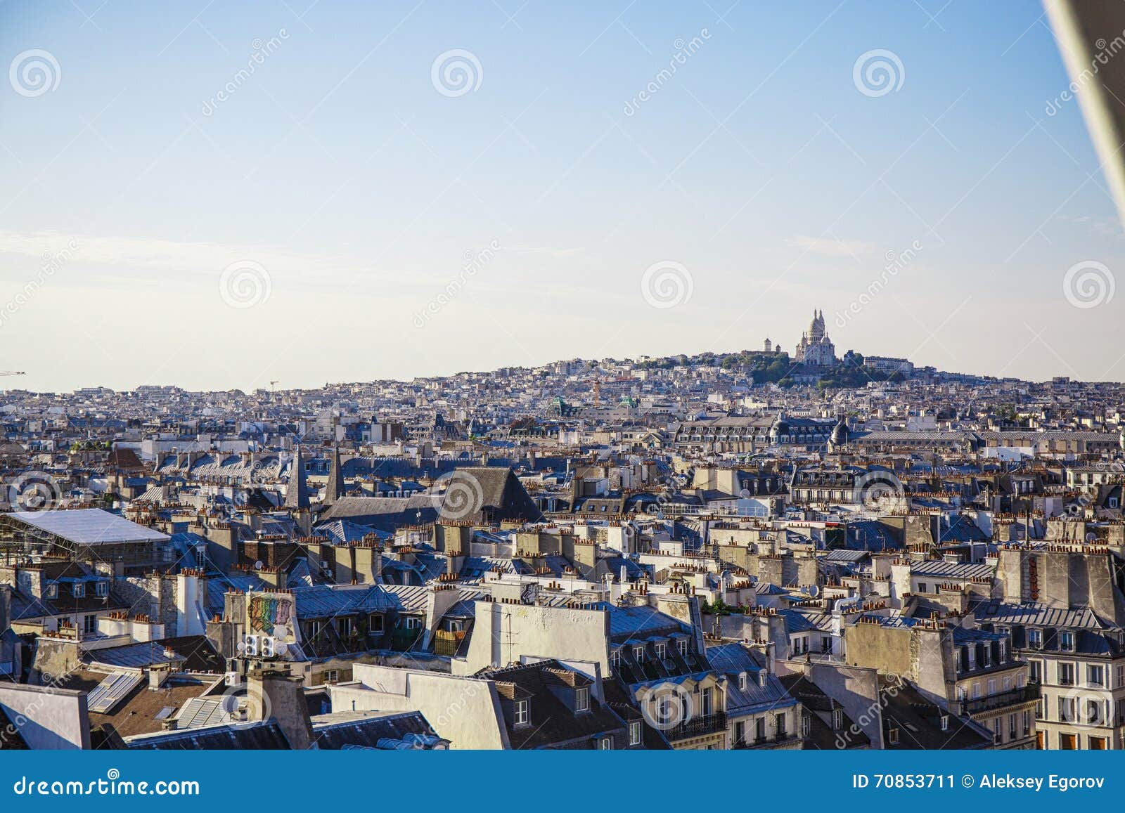 Apartment blocks in Paris stock image. Image of travel - 70853711