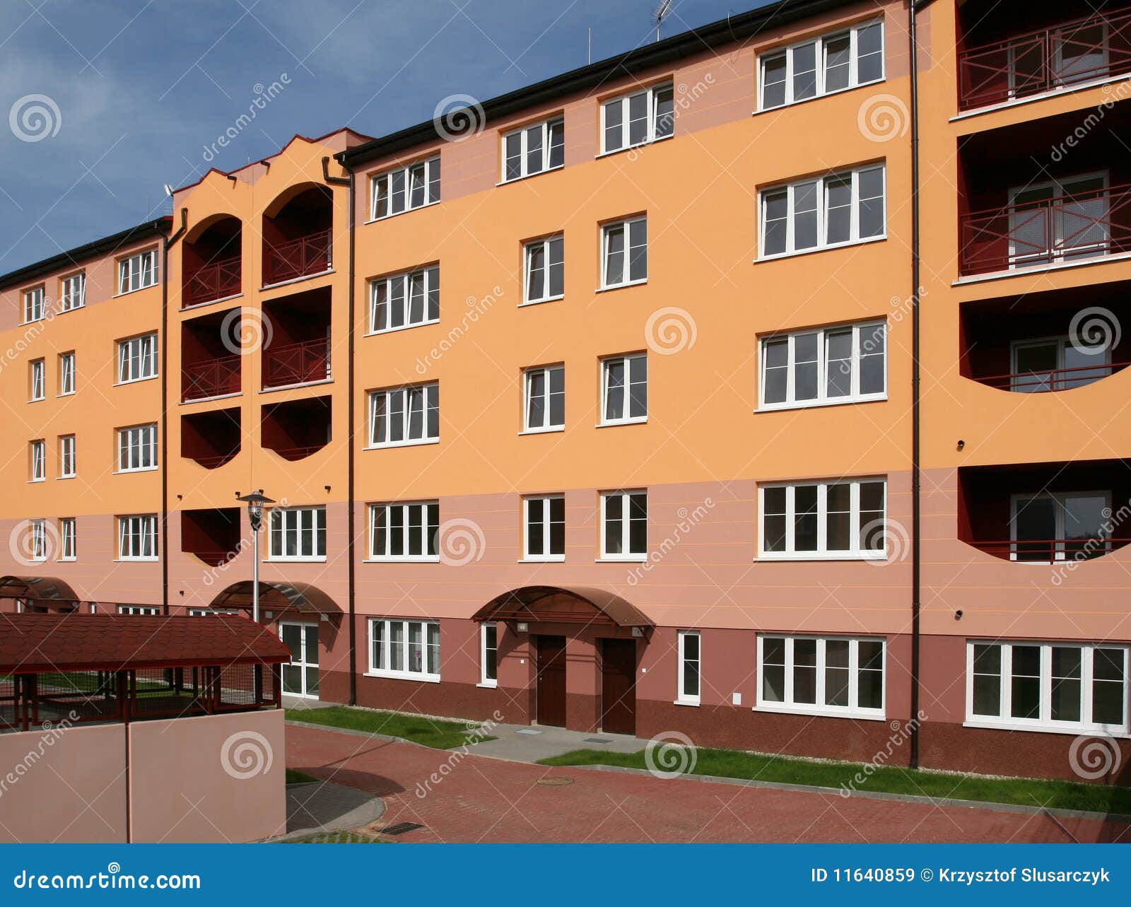 Apartment building stock image. Image of european, architecture - 11640859