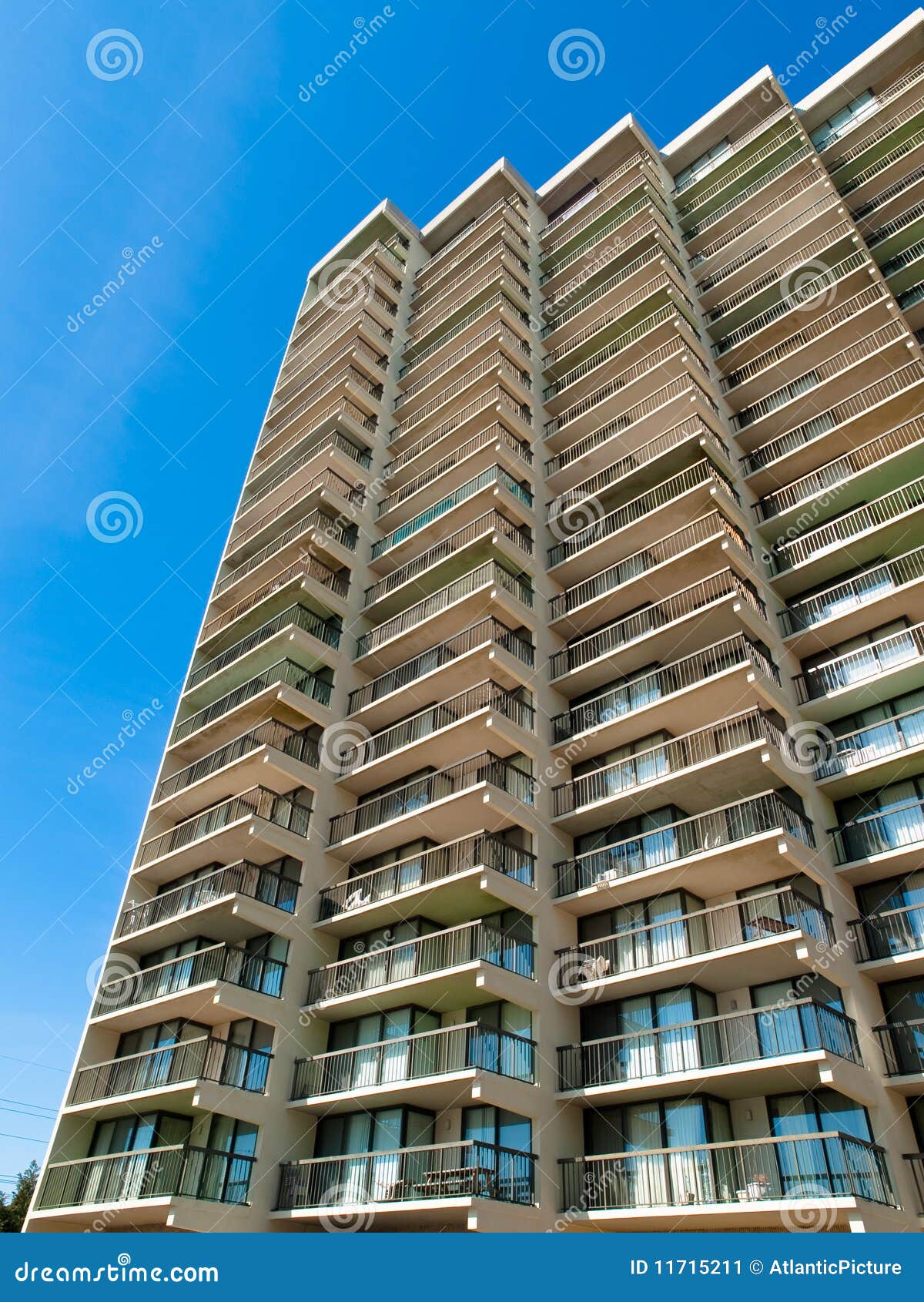 Apartment building stock image. Image of modern, building - 11715211